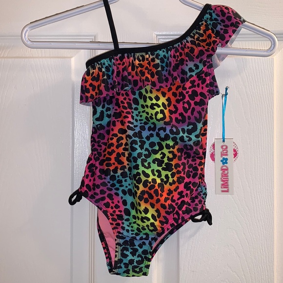 Limited Too | Swim | Limited Too Cheetah Print One Piece Swimsuit With ...